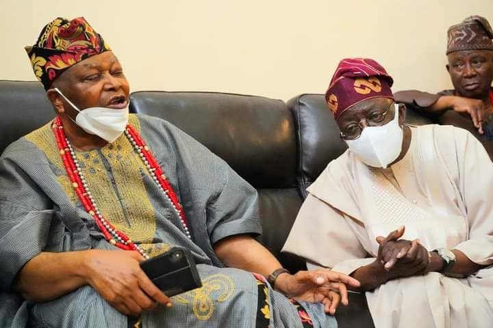 2023 Presidency Tinubu Hits Ogun Meets With Awujale Other Monarchs