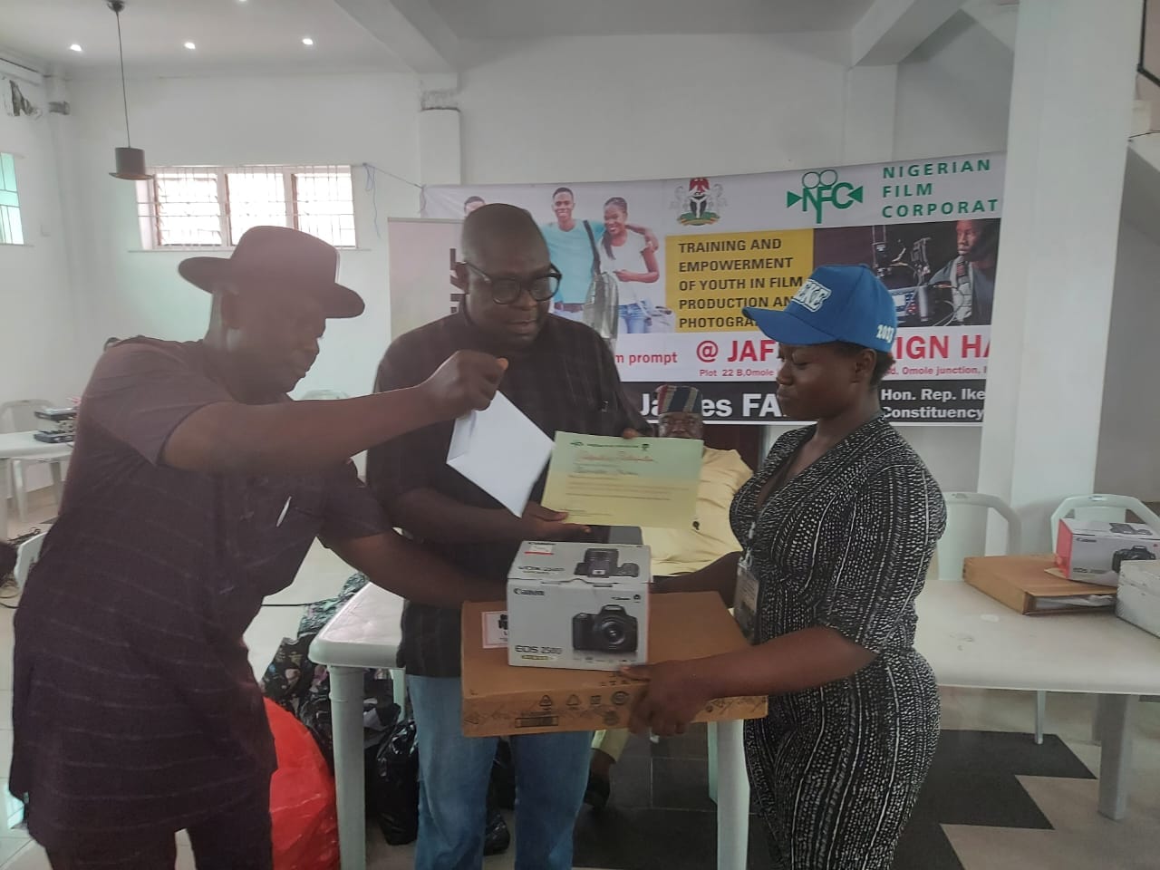 Faleke trains and equips 100 Ikeja youths in photography, filmmaking ...
