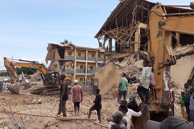 22 Dead 132 Injured In Plateau School Building Collapse Lagos Panorama