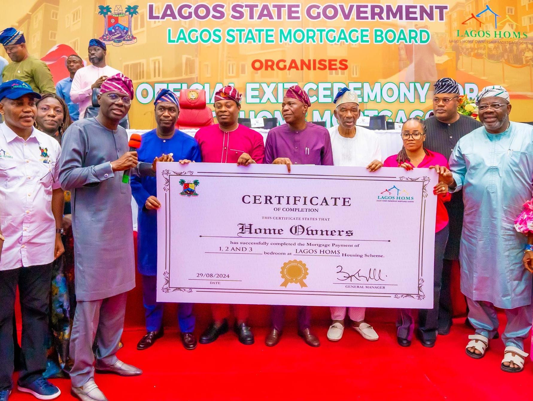 LagosHOMS Beneficiaries Take Full Ownership Of Properties - Lagos Panorama